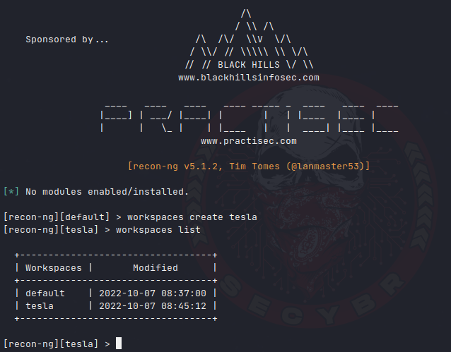 Recon-ng Tutorials for Enumeration Targets | secybr | penetration ... Recon-ng Tutorials for Enumeration Targets | secybr | penetration ...