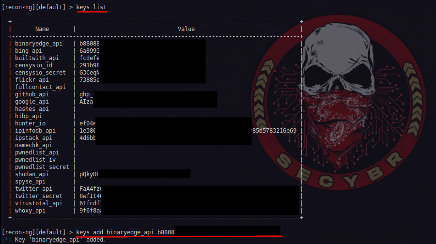Recon-ng Tutorials for Enumeration Targets | secybr | penetration ... Recon-ng Tutorials for Enumeration Targets | secybr | penetration ...